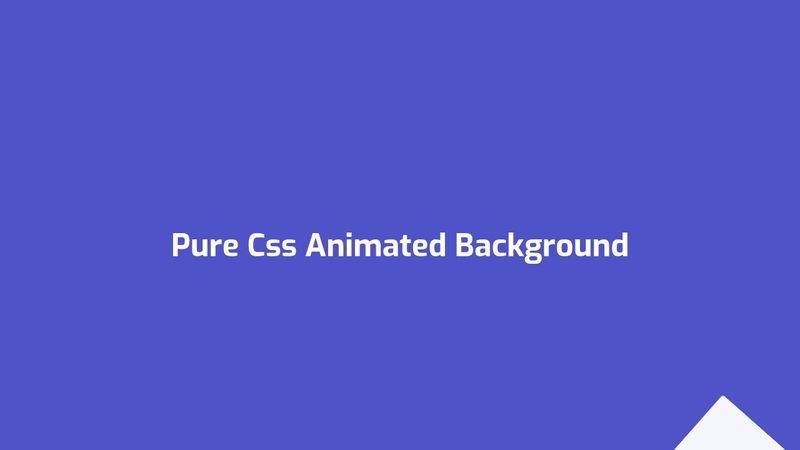 Animated background css only squares