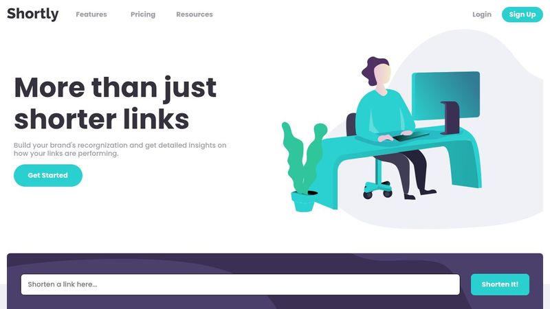 URL Shortening API Landing Page - Frontend Mentor