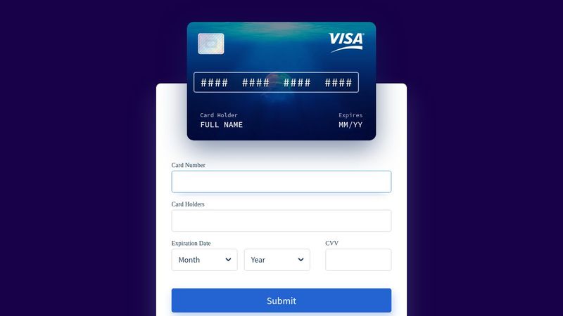 CREDIT CARD USING HTML,CSS