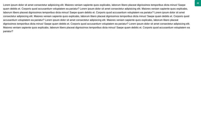 POPOUT SIDE PANEL with HTML, CSS & JavaScript