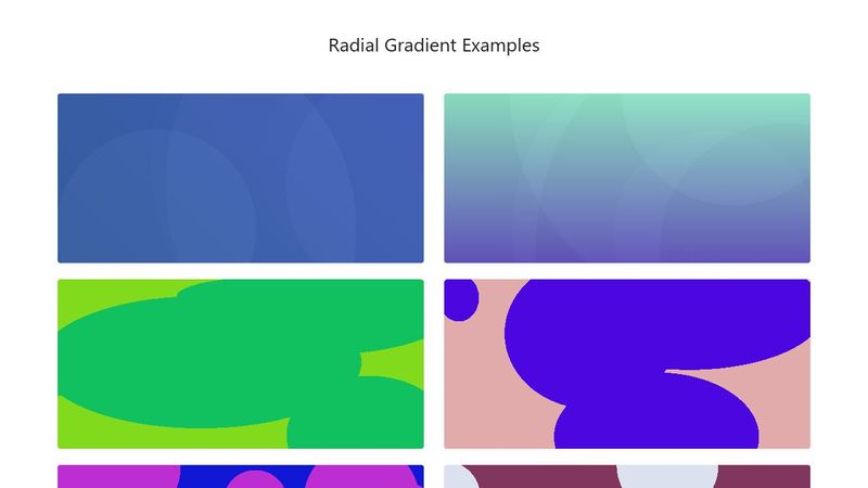 Radial CSS Gradients