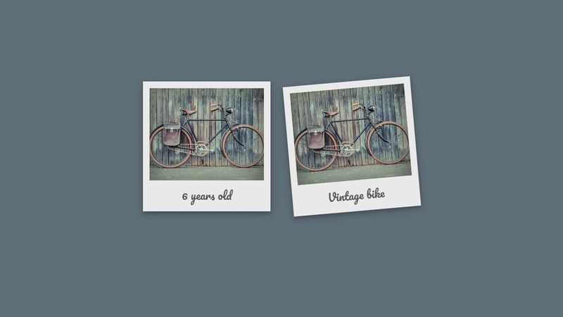 CSS Polaroid (Random rotation)