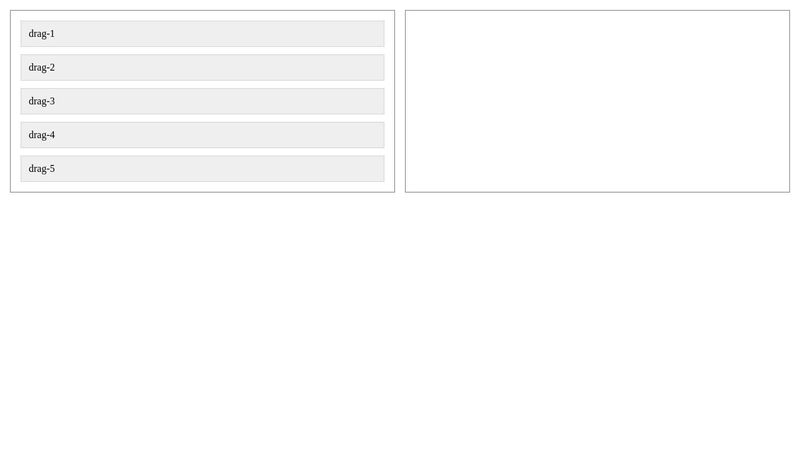 Vanilla JS Drag + Drop + Sort