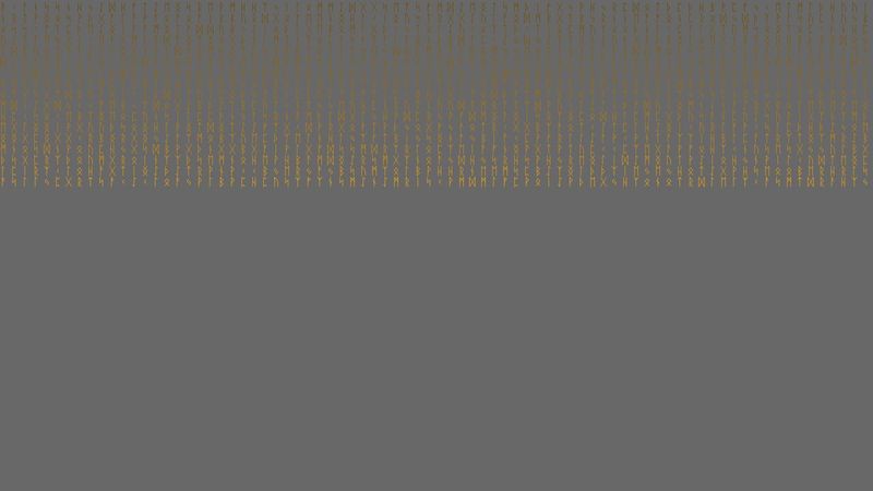 Matrix canvas effect with Runes | Javascript