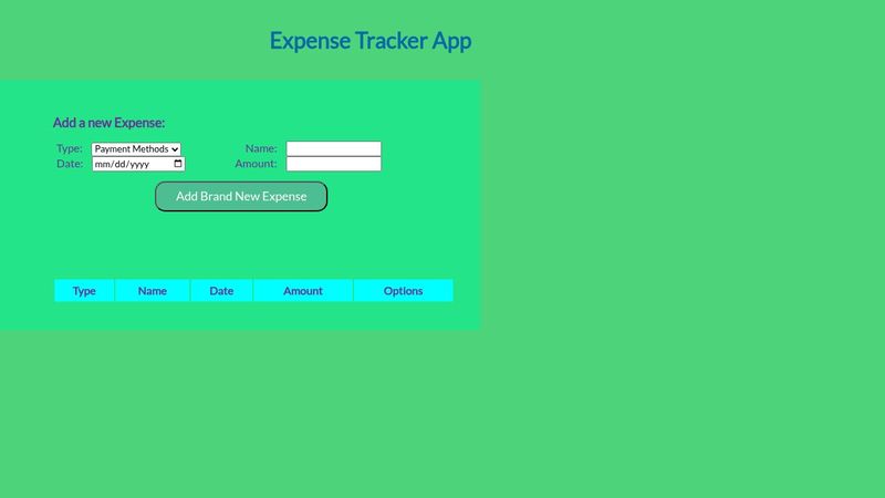 Expense Tracker