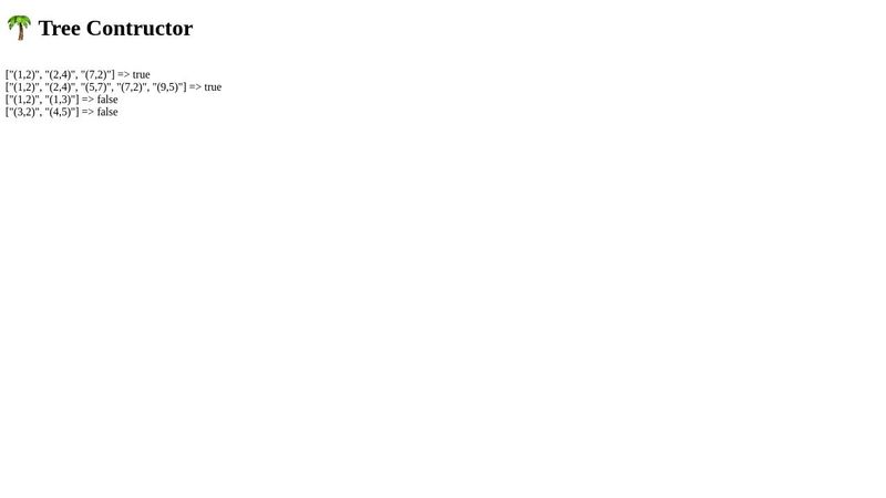 Tree Constructor