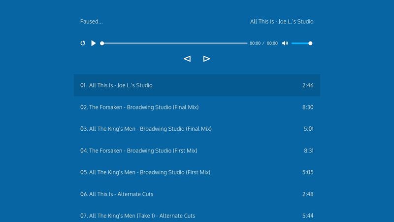 Responsive Audio Player