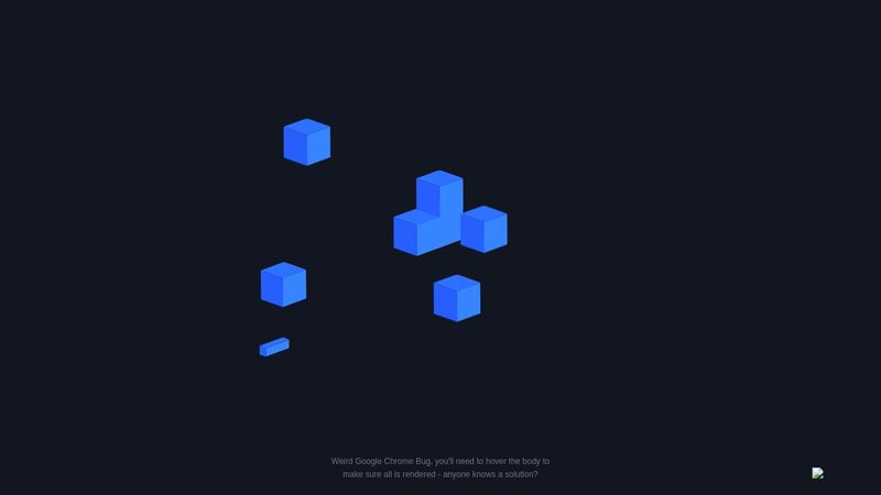 3D Boxes Loader CSS only