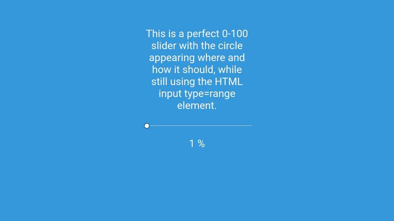 INPUT RANGE SLIDER CSS STYLE