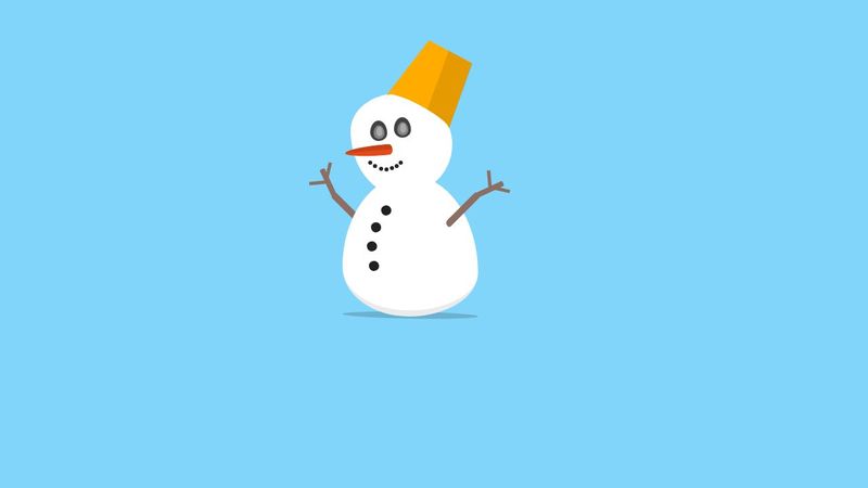 CSS Art - SnowMan