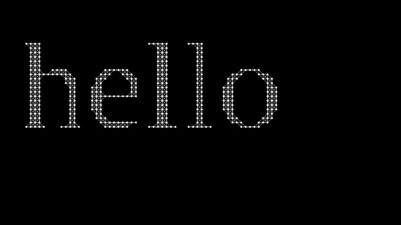 Particle Text Animation with Vanilla JavaScript