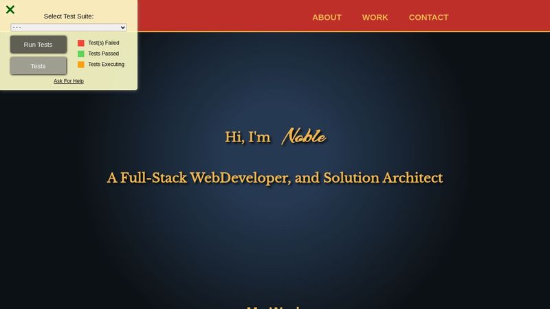 CodePen Home FCC: Personal Portfolio