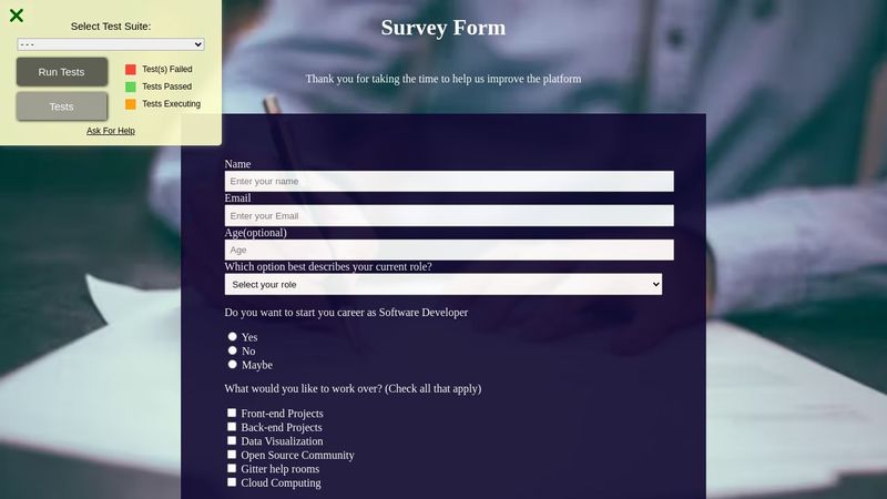 Survey Form