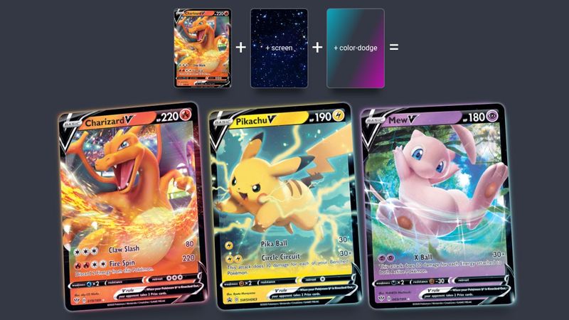 Pokemon Card Holo Effect