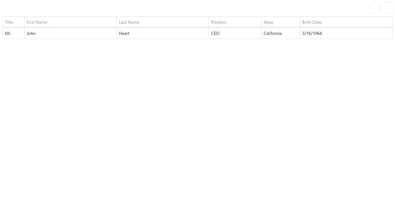DevExtreme Data Grid Header filter column