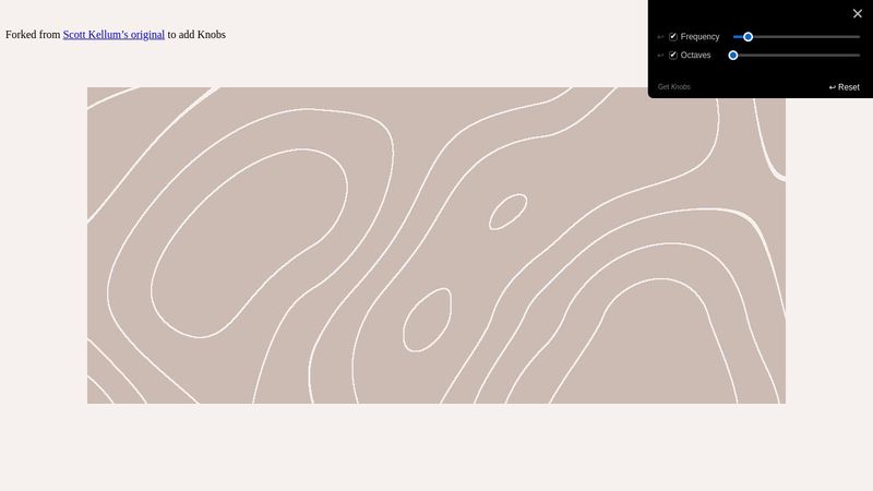 interactive generative topographic map