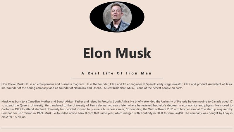 Elon Musk Life