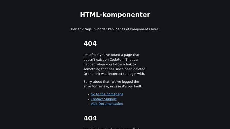 HTML-components med vanilla JS