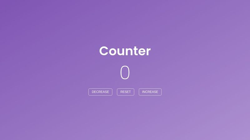 Simple counter with JS 🔥