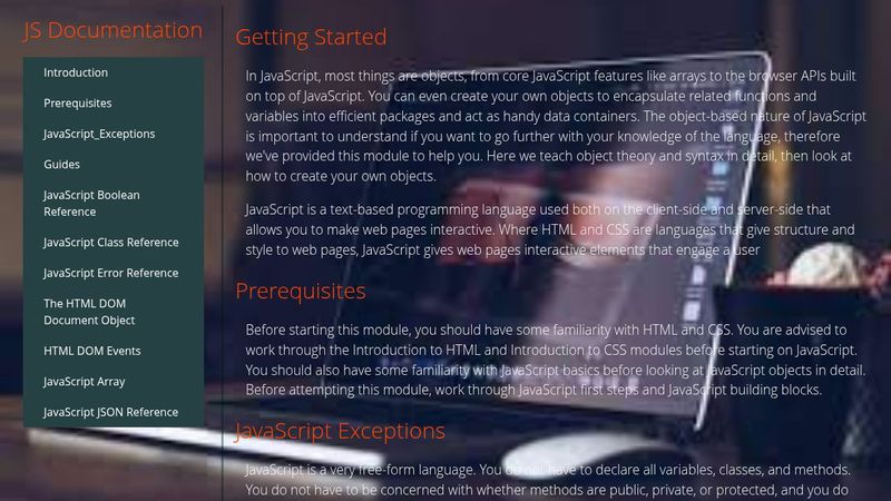 JavaScript Documentation for freeCodeCamp