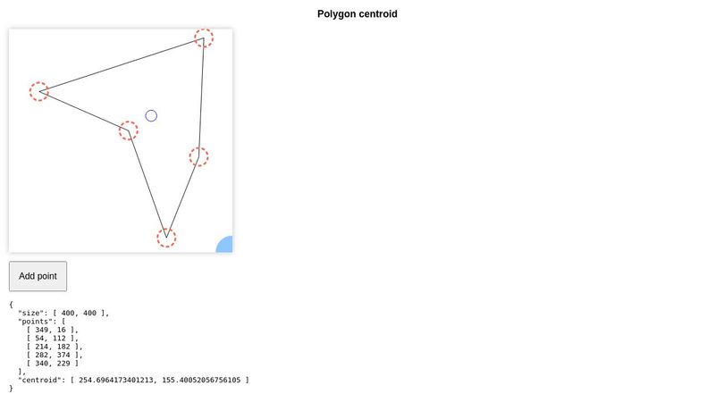 Polygon centroid