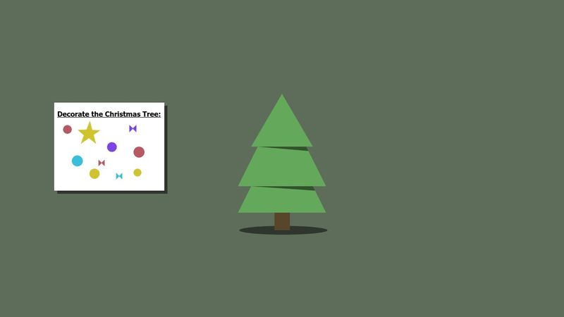 Decorate the Christmas tree! (CSS & jQuery/ UI drag and drop)