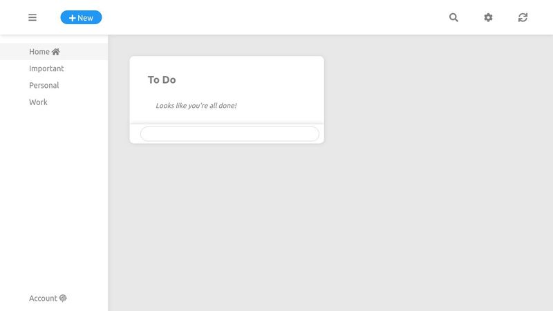 Minimal To-Do List UI