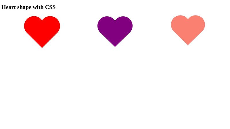 Heart with CSS
