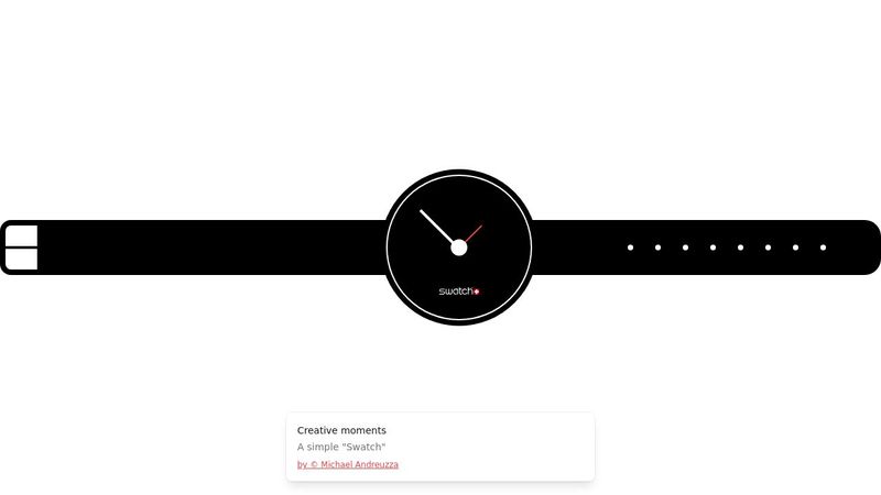 Watch made with Tailwind CSS