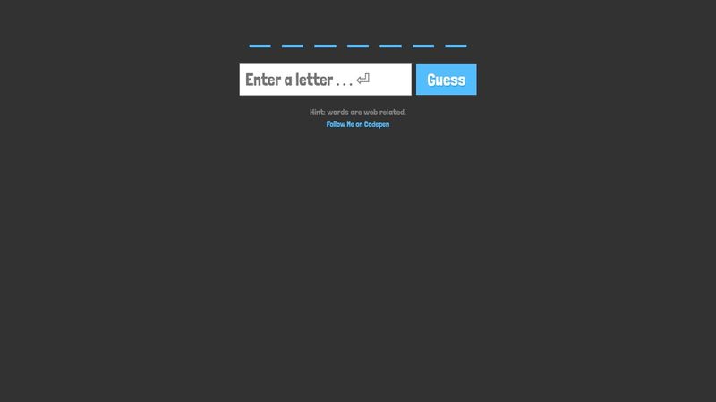 Word Guessing Game word-guessing-game