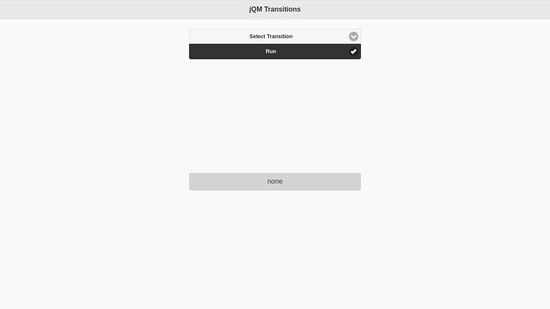 jQuery Mobile Transitions