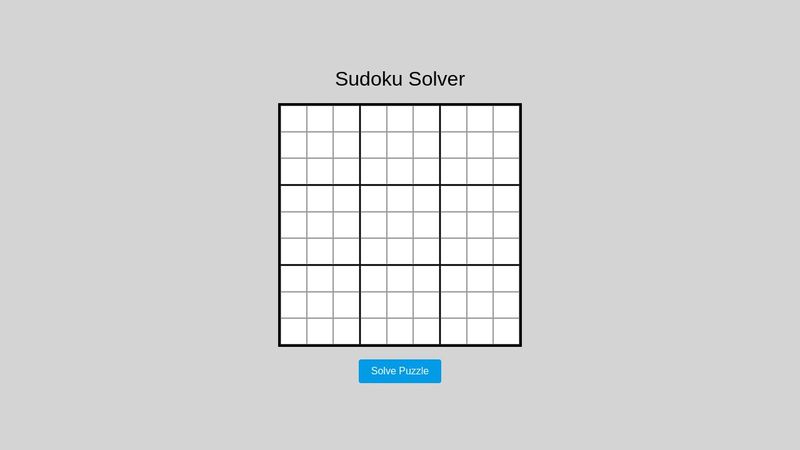 Sudoku Solver
