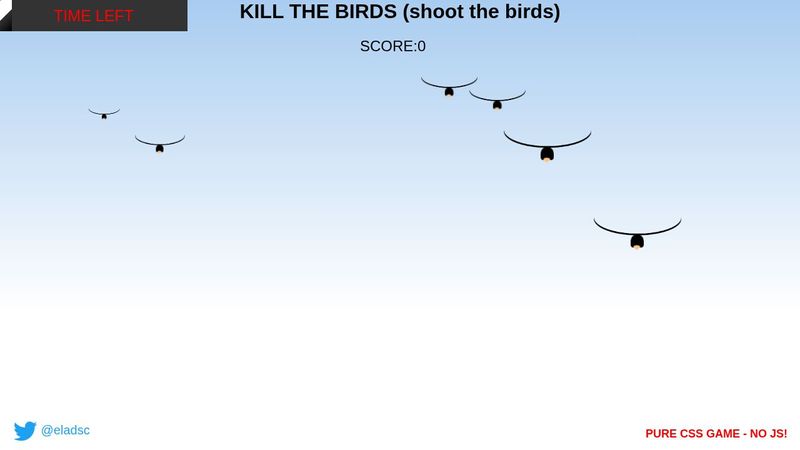 PURE CSS GAME - NO JS