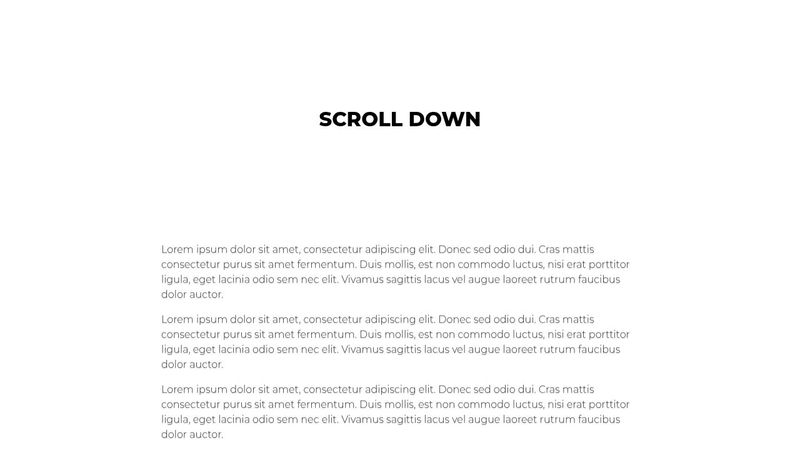 Scroll Event Animation Practice