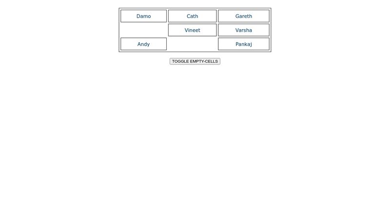 CSS Hide Empty Cells css-hide-empty-cells