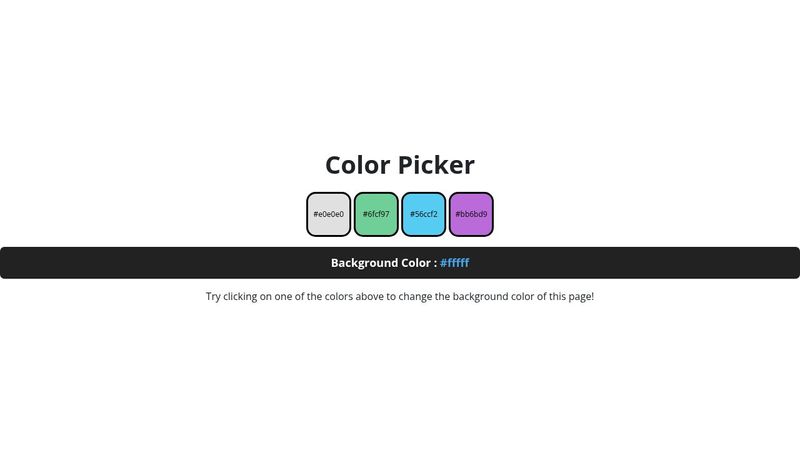 Day 2 Color Picker