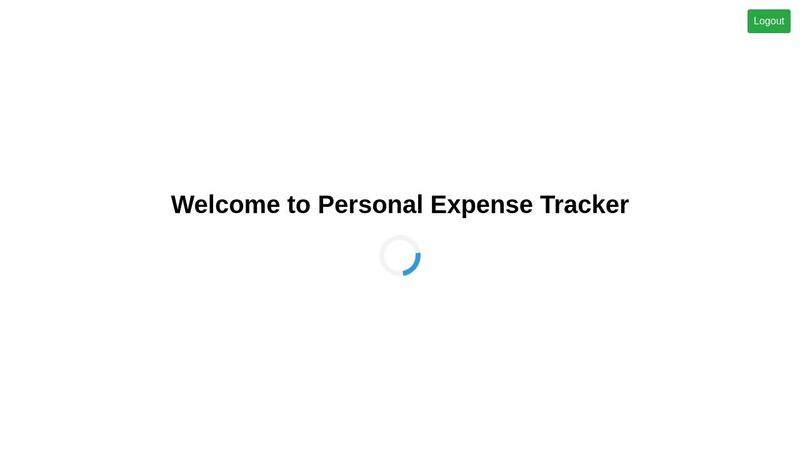 Personal Expense Tracker