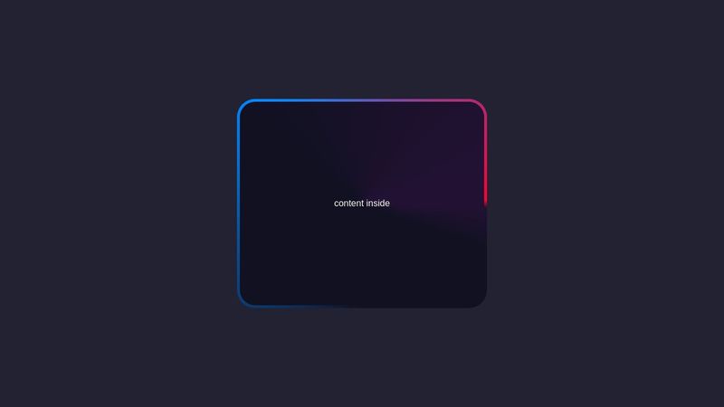 Animated Border Gradient