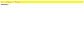Jquery Remove A Class From An Element Removeclass