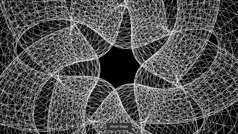 Torus Knot Shape Morph Infinity Loop Math Art Random Generator