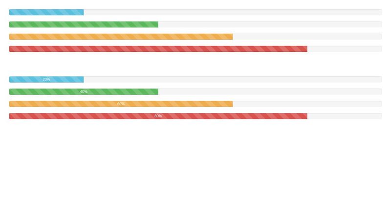 striped progress bar