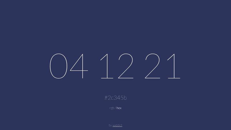 CSS Hex Color Clock