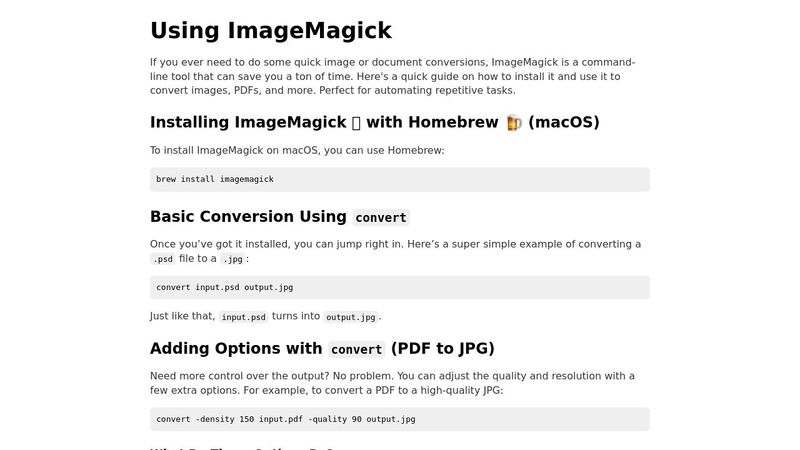 Using ImageMagick 🪄