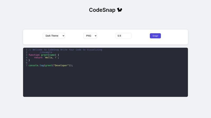 Codesnap | Capture and Share Your Code