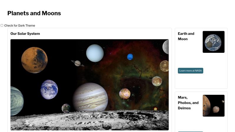 Chapter 14 begin: Container style queries - dark theme