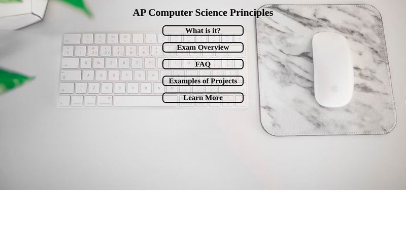AP Computer Science Principles Ad