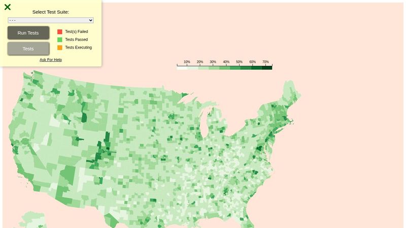 Data Visualization Projects 4 - Visualize Data with a Choropleth Map
