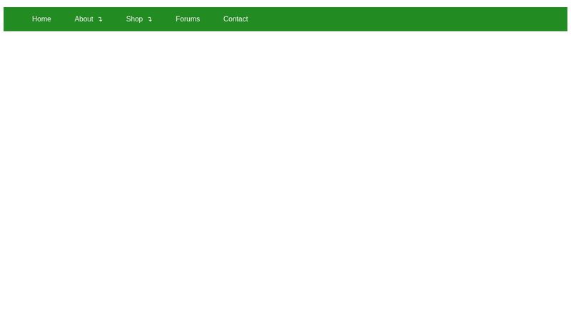Html And Css Dropdown Navbar 8184
