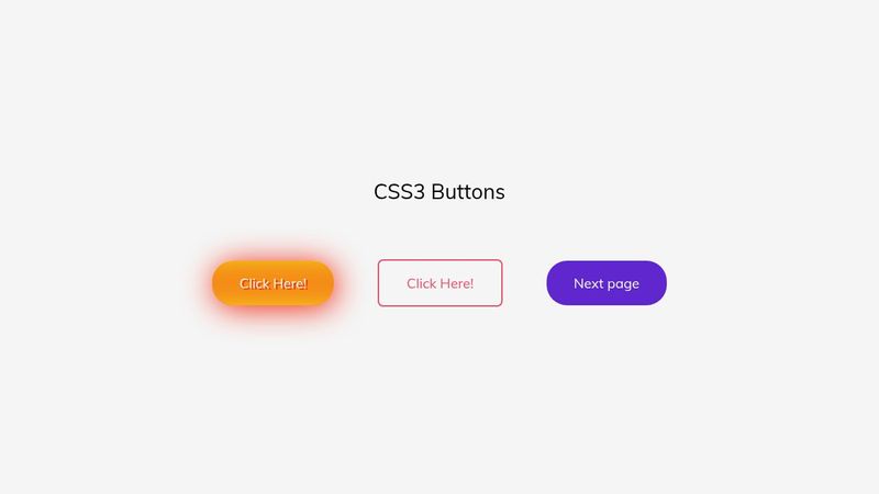 CSS3 Button Styling Practice