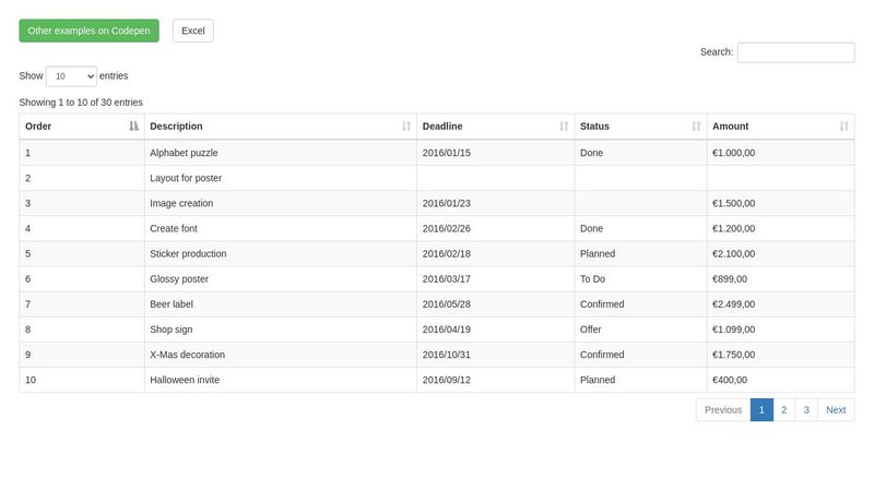 DataTables Excel cell style